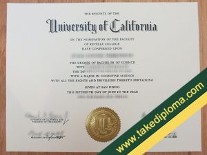Where to purchase UC San Diego fake degree certificate