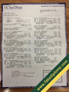 Where to make fake UC San Diego certificate, buy fake degree