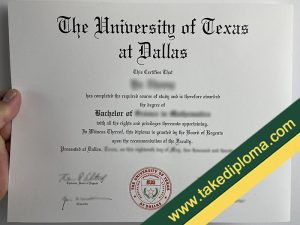 How to buy the University of Texas at Dallas fake diploma