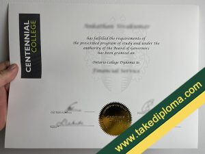 Where to buy Centennial College fake diploma cert