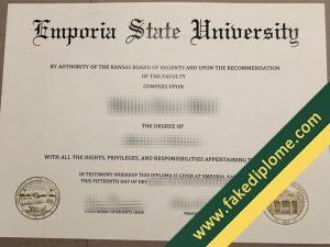 Where to buy Emporia State University fake diploma