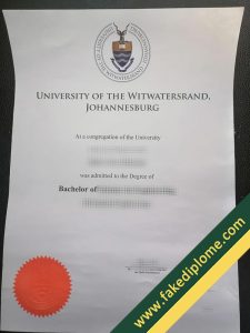 buy University of the Witwatersrand fake diploma