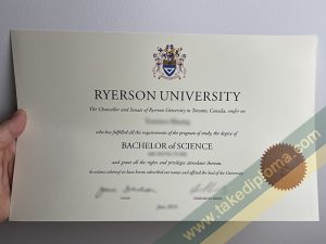 Where to make Ryerson University fake diploma certificate