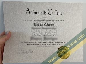Where to buy Ashworth College fake diploma certificate