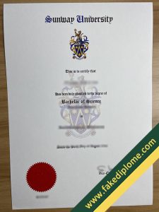 Where to make Sunway University fake diploma certificate