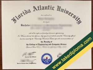 Order your Florida Atlantic University Fake Diploma