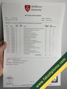 Where to buy Middlesex University fake degree certificate