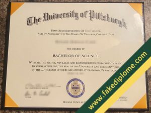 Where to make University of Pittsburgh fake diploma