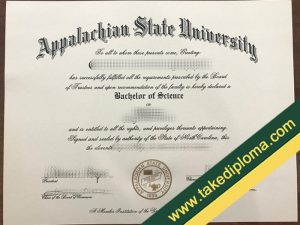 How to buy Appalachian State University fake diploma