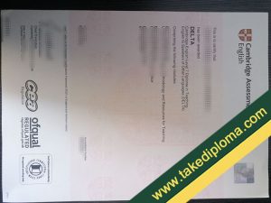 fake Cambridge DELTA certificate - Buy Fake Diploma, Buy Fake Degree ...