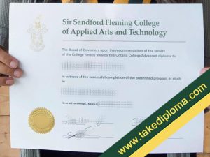 How to get a Fleming College fake diploma certificate