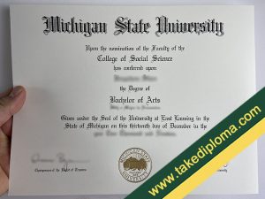Where to make Michigan State University fake diploma