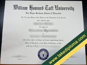 Where to make William Howard Taft University fake diploma