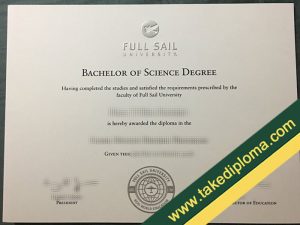 Where to make Full Sail University fake diploma certificate