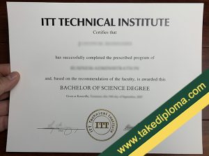 Where to buy ITT Technical Institute fake diploma cert