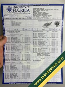 How to buy University of Florida fake transcript