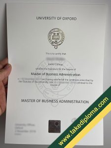 Where to make University of Oxford fake diploma